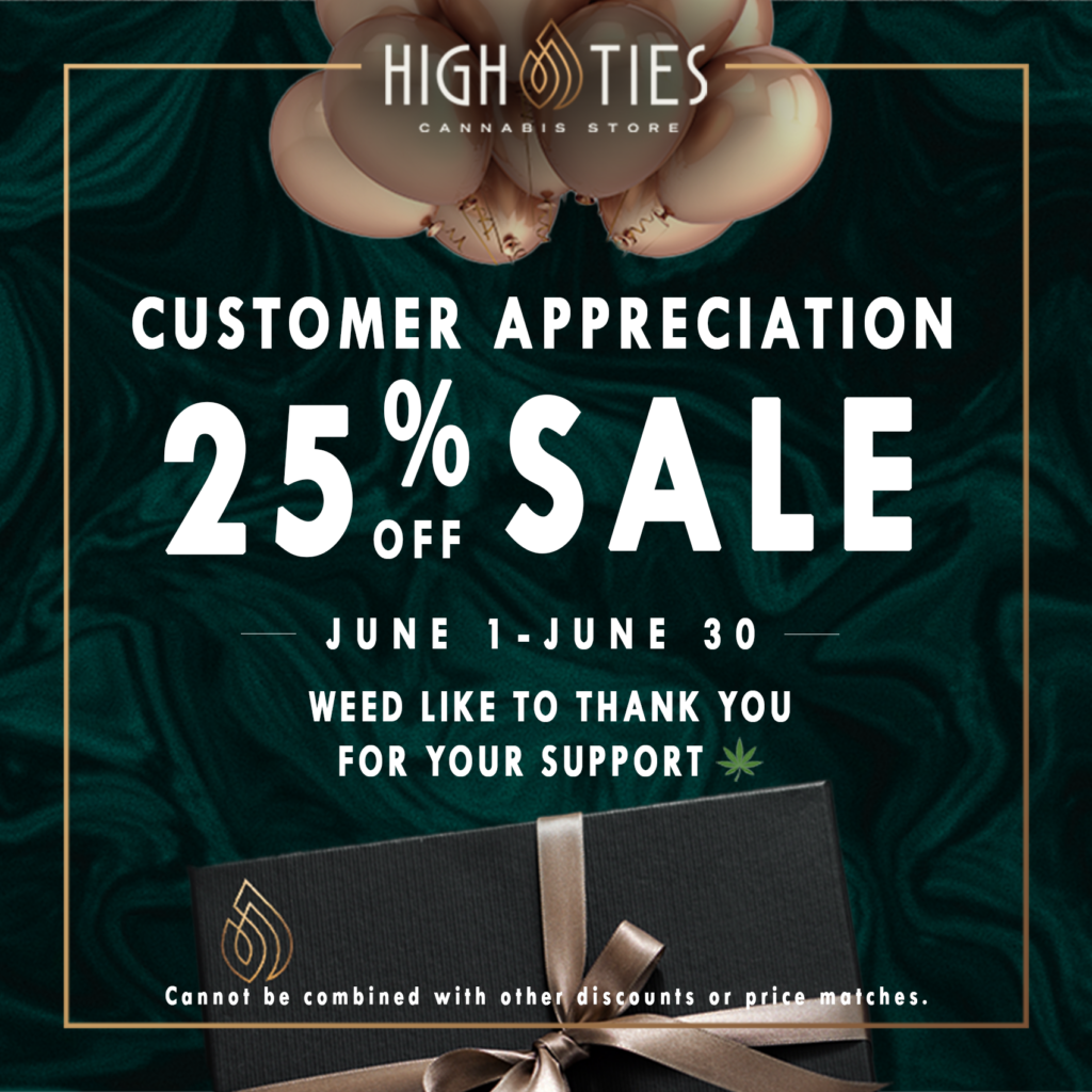 Free Cannabis Delivery | High Ties | Orleans Cannabis Dispensary